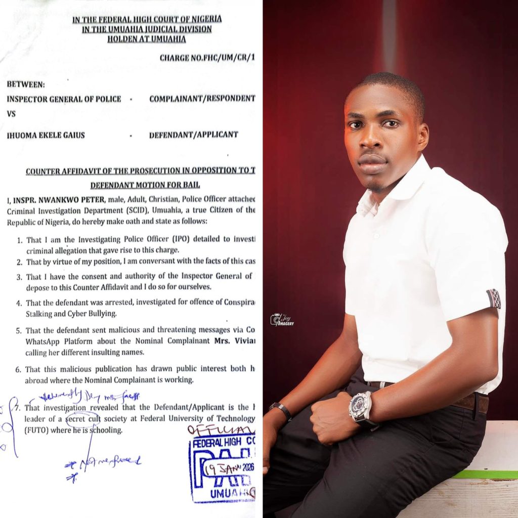 Court Remands Ekele Gaius in Afara Prison Over Alleged Malicious Social ...